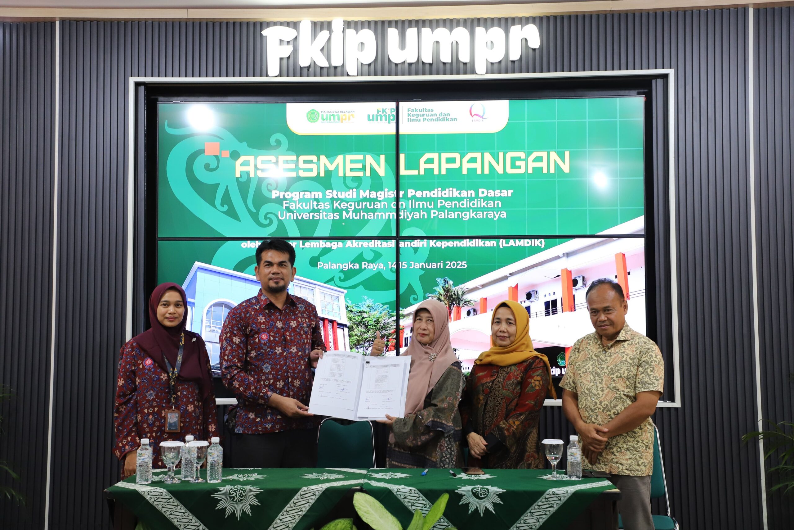 ASESMEN LAPANGAN AKREDITASI PROGRAM STUDI MAGISTER PENDIDIKAN DASAR FKIP UMPR – Universitas ...